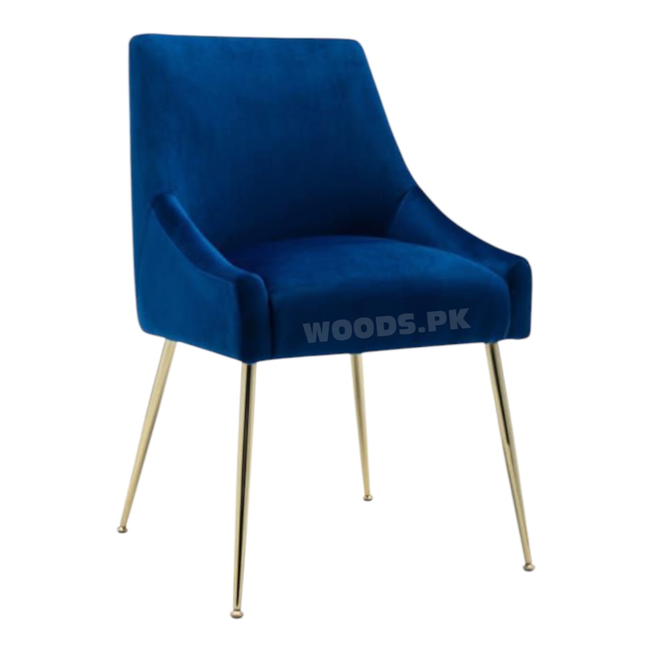 Maria High Gloss Golden Stainless Steel Base Dining Chair – Woods.pk